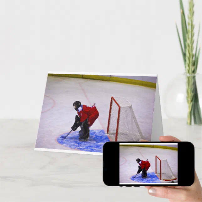 hockey goalkeeper card | Zazzle