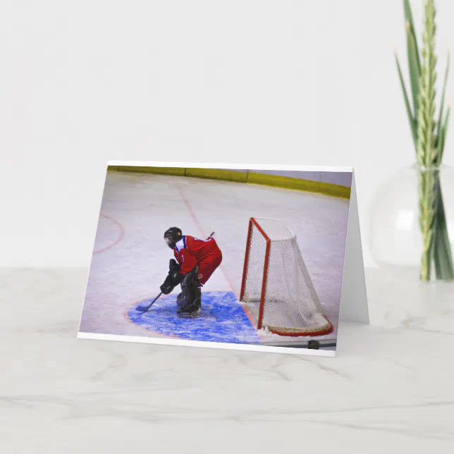 hockey goalkeeper card | Zazzle