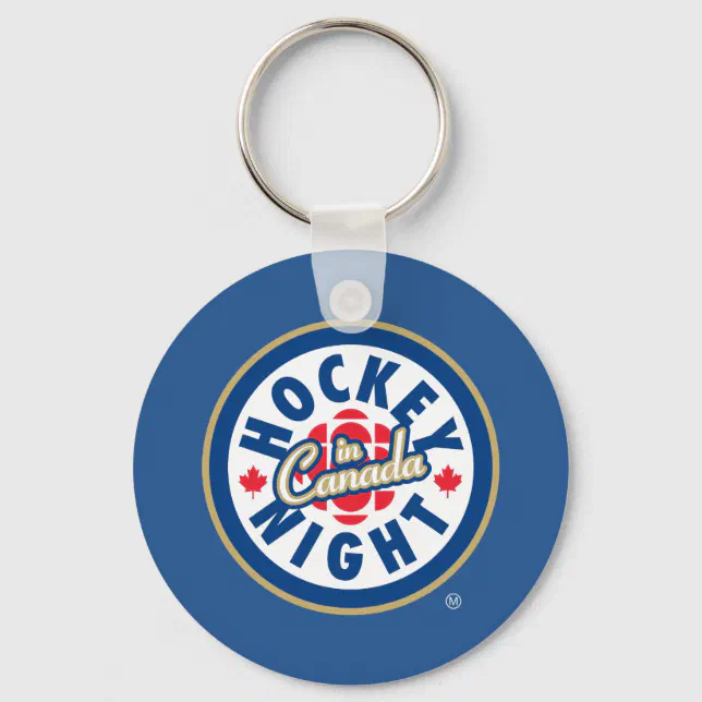 Hockey Night in Canada Logo Keychain | Zazzle