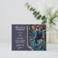 Hockey Player Sports Graduation Photo Thank You Po Postcard | Zazzle