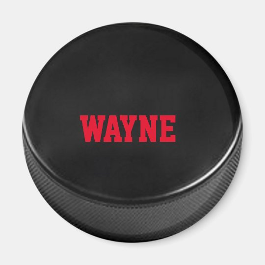 Hockey Puck Personalized Magnet | Zazzle.com