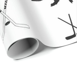 Hockey Wrapping Paper | Zazzle