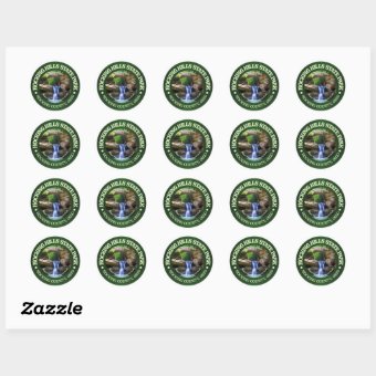 Hocking Hills State Park Classic Round Sticker | Zazzle