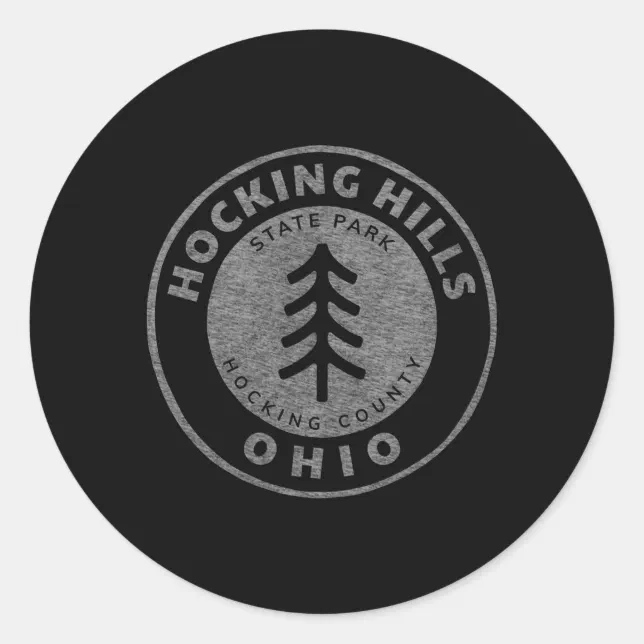 Hocking Hills State Park Classic Round Sticker | Zazzle