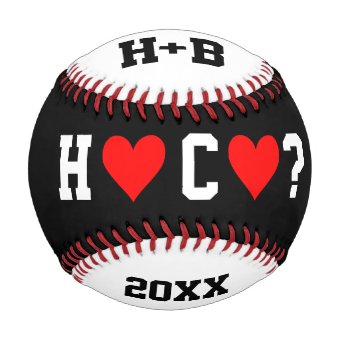 Hoco Homecoming Proposal Softball Ideas Baseball | Zazzle