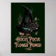 Hocus Pocus and Flower Power Witchy Poster | Zazzle