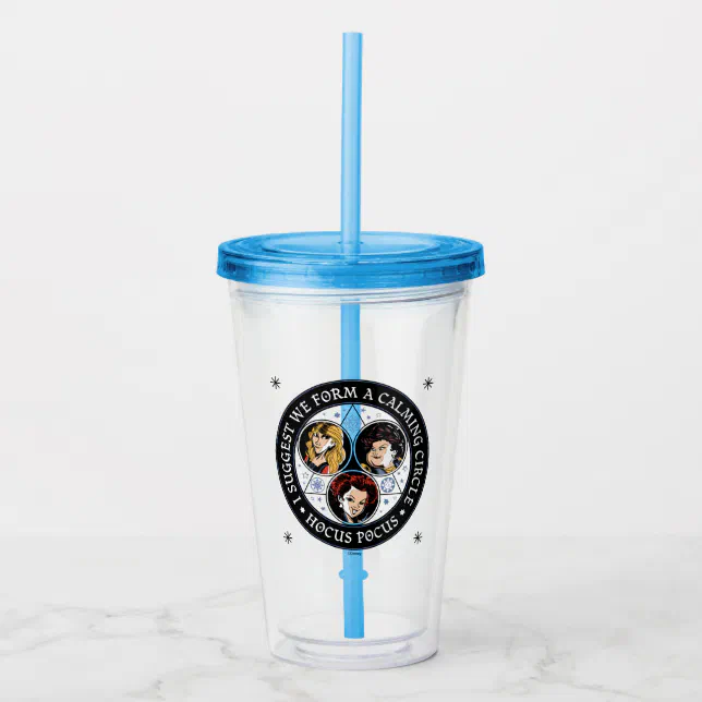 Hocus Pocus Calming Circle Spellbound Fun Acrylic Tumbler | Zazzle