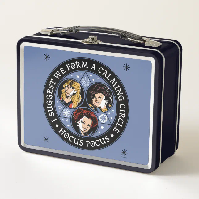 Hocus Pocus Calming Circle Spellbound Fun Metal Lunch Box | Zazzle