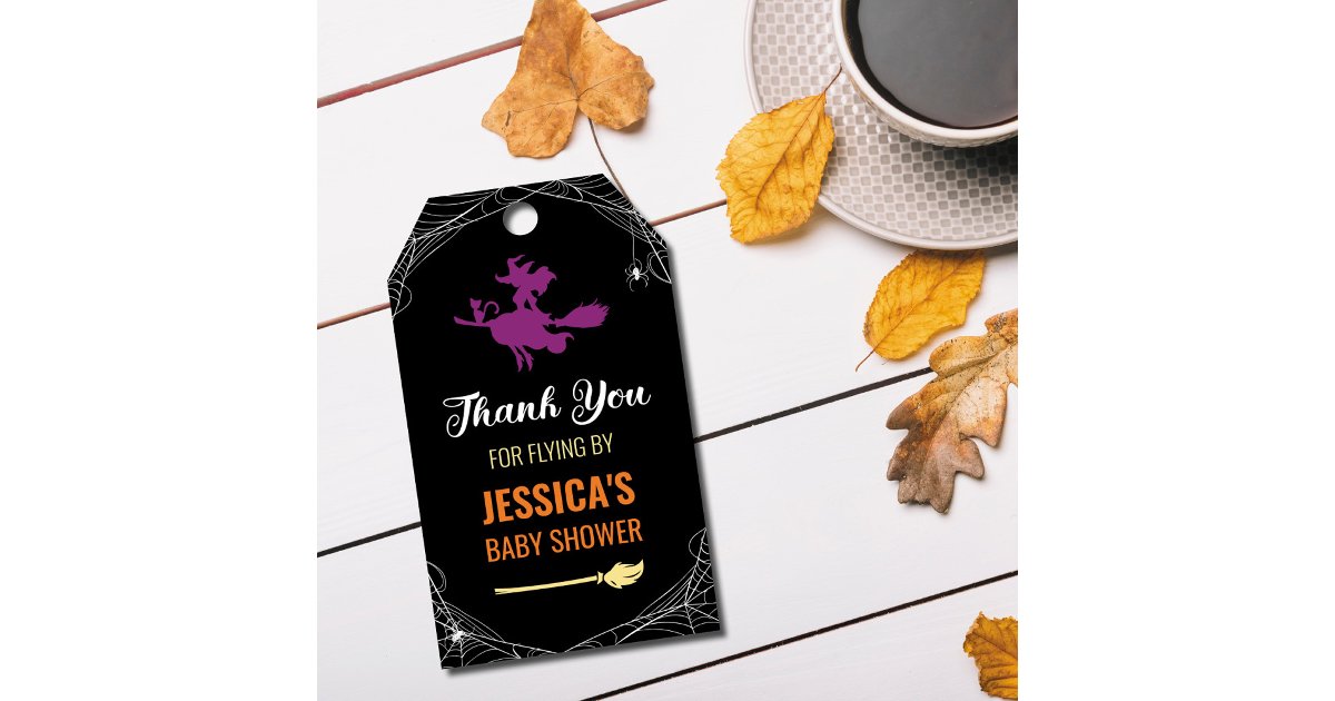 Hocus Pocus Halloween Thank You Favor Tag | Zazzle