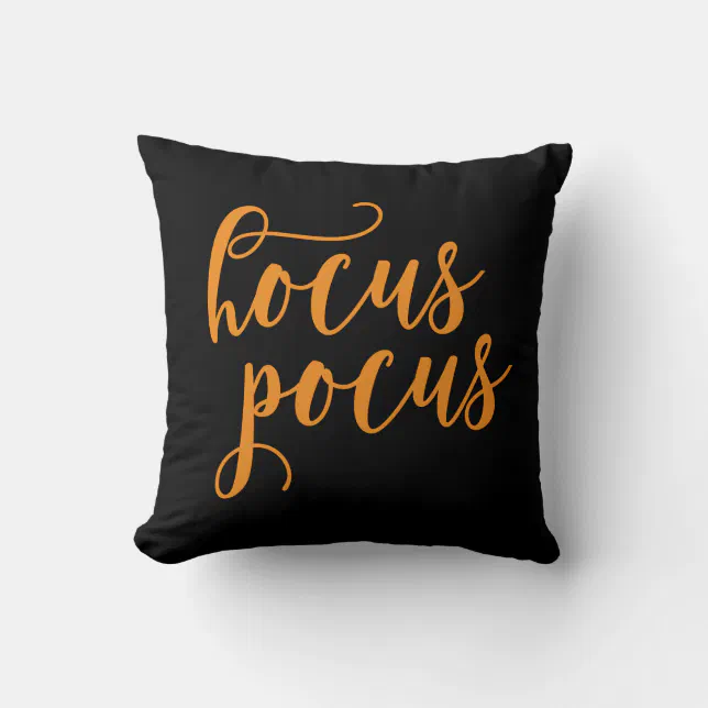 Hocus Pocus Halloween Throw Pillow | Zazzle