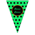 Hocus Pocus Party Banner (Neon Green & Black) | Zazzle