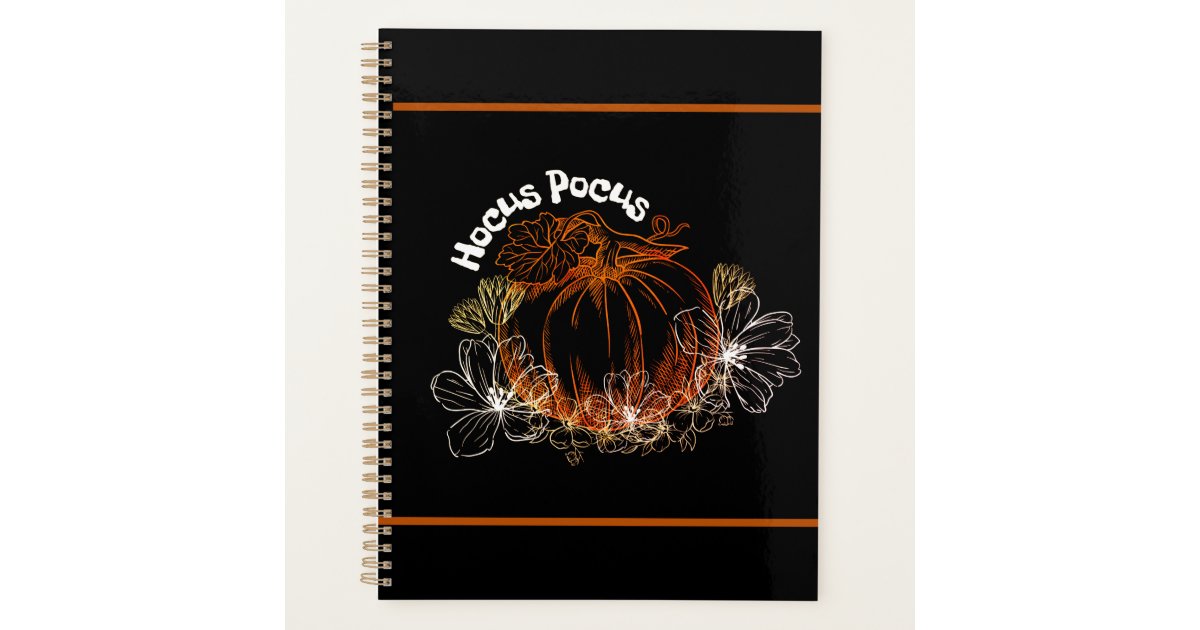 Hocus Pocus Pumpking Planner | Zazzle