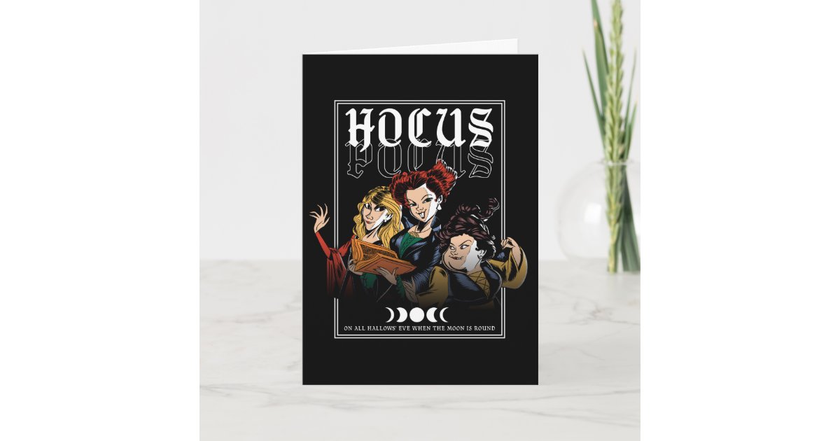 Hocus Pocus Sanderson Curse Card | Zazzle