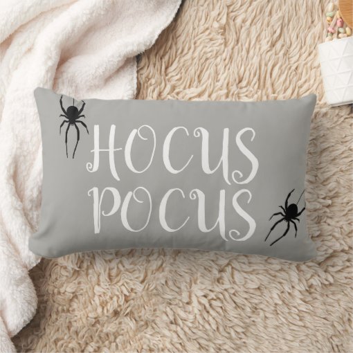 Hocus Pocus Spider Halloween Pillow | Zazzle