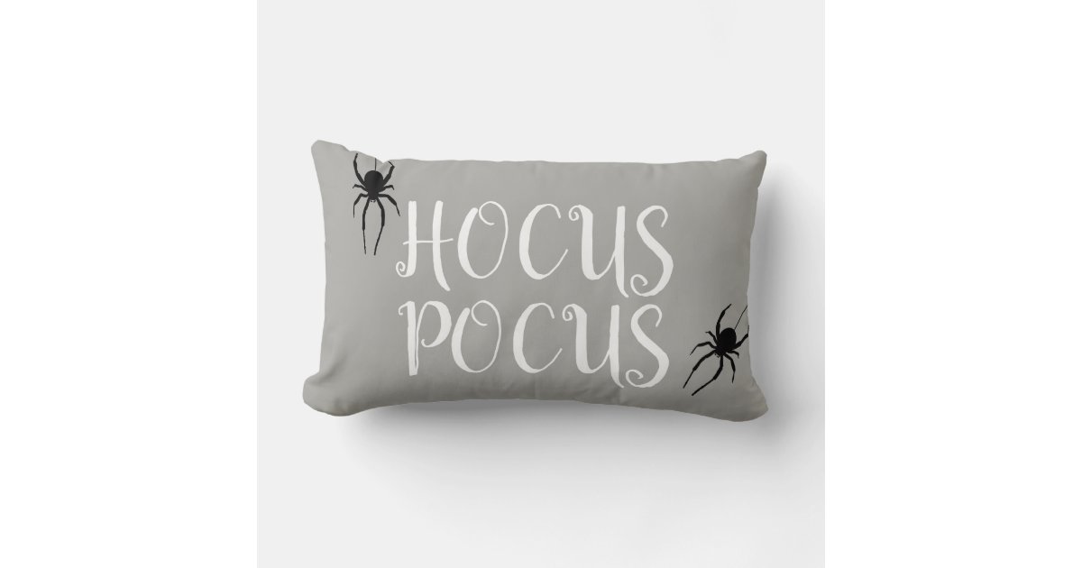 Hocus Pocus Spider Halloween Pillow | Zazzle