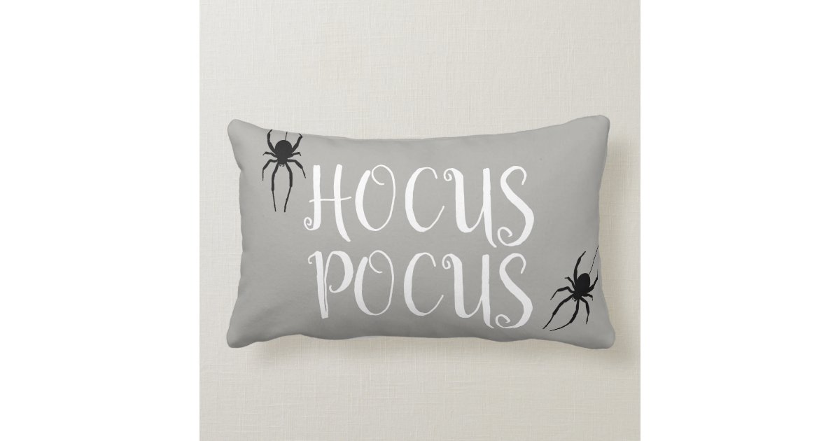 Hocus Pocus Spider Halloween Pillow | Zazzle.com