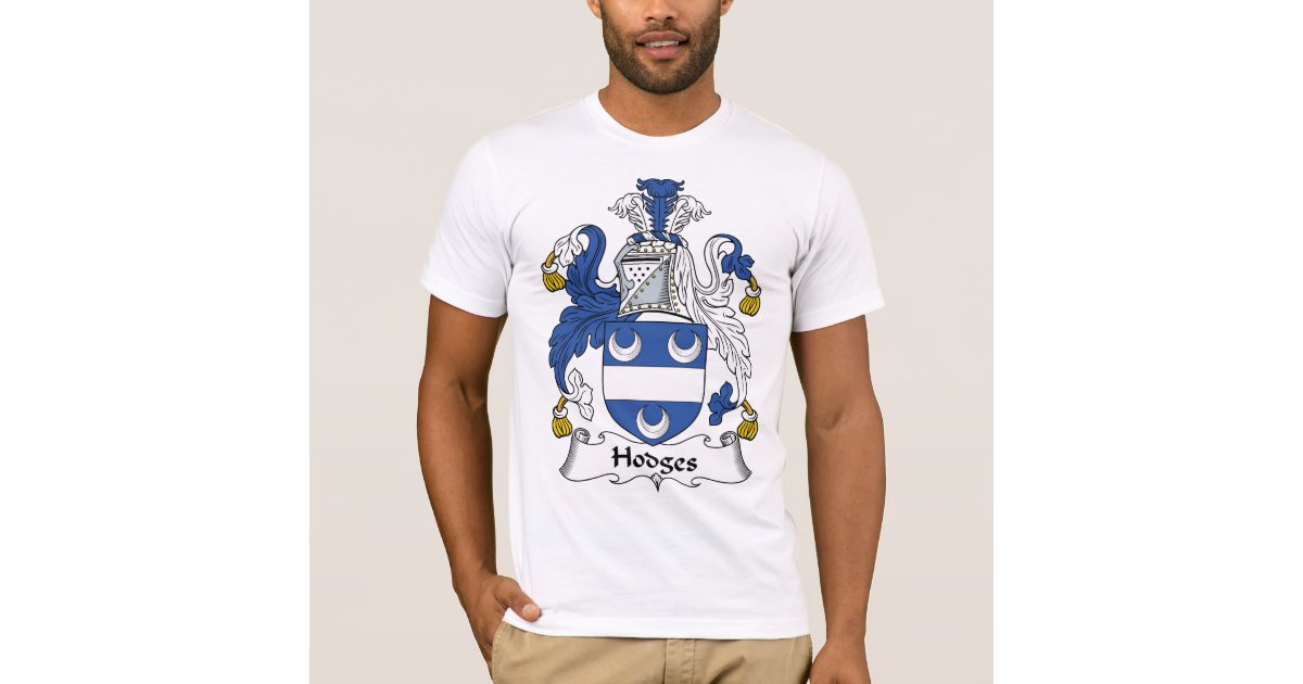 Hodges Family Crest T-Shirt | Zazzle