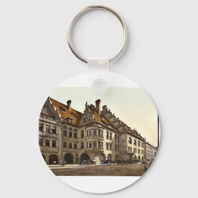 Hofbrauhaus, Munich, Bavaria, Germany classic Phot Keychain | Zazzle