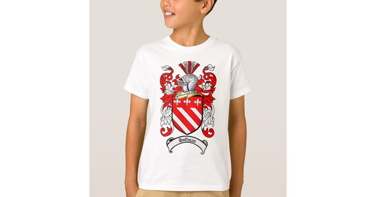 HOFFMAN FAMILY CREST - HOFFMAN COAT OF ARMS T-Shirt | Zazzle