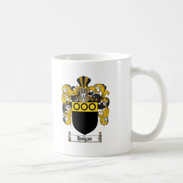 HOGAN FAMILY CREST - HOGAN COAT OF ARMS COFFEE MUG | Zazzle