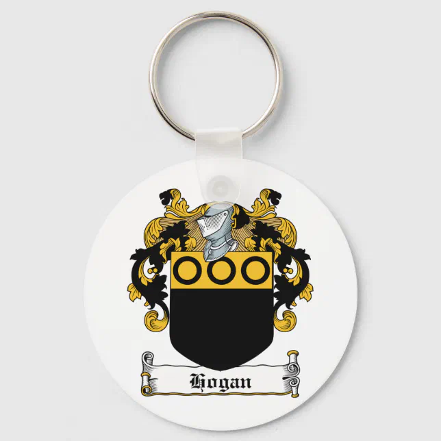 Hogan Family Crest Keychain | Zazzle
