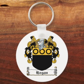 Hogan Family Crest Keychain | Zazzle