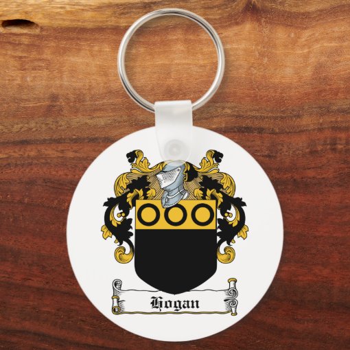 Hogan Family Crest Keychain | Zazzle