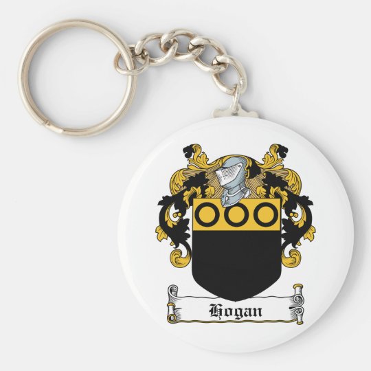 Hogan Family Crest Keychain | Zazzle.com