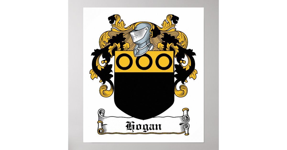 Hogan Family Crest Poster | Zazzle