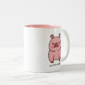 Hogging All the Coffee! ☕ Two-Tone Coffee Mug | Zazzle
