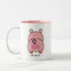Hogging All the Coffee! ☕ Two-Tone Coffee Mug | Zazzle