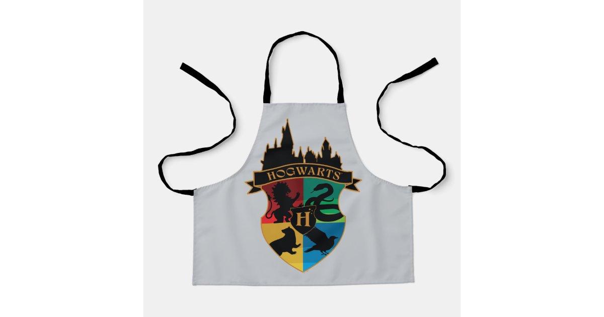 HOGWARTS™ Castle Crest House Pride Badge Apron | Zazzle