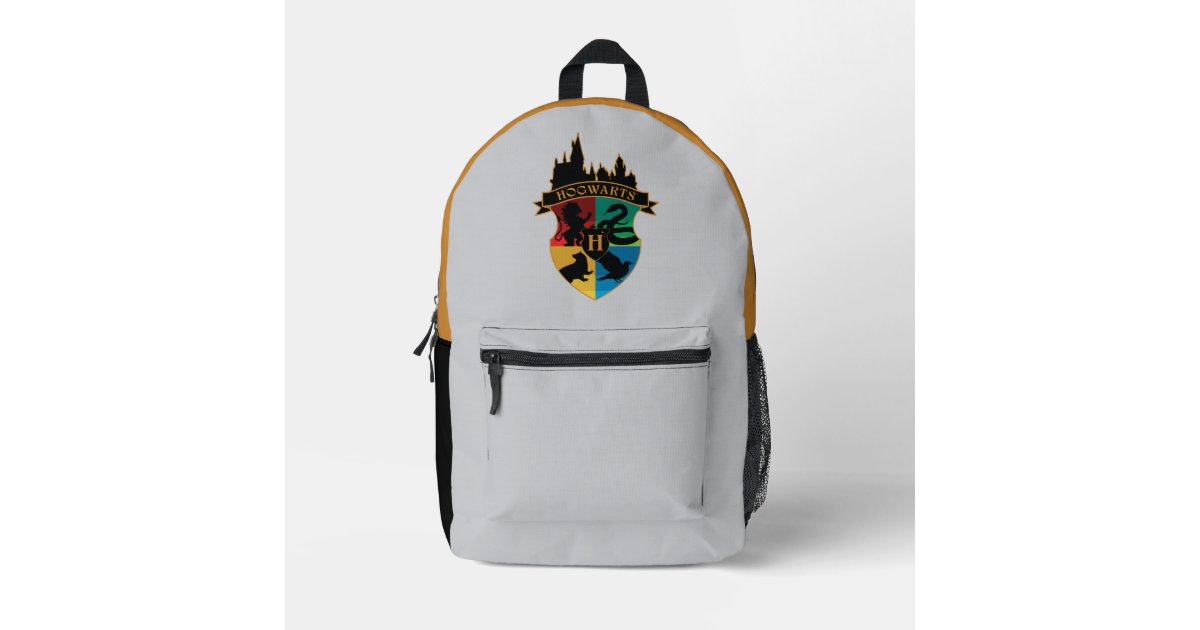 HOGWARTS™ Castle Crest House Pride Badge Printed Backpack | Zazzle