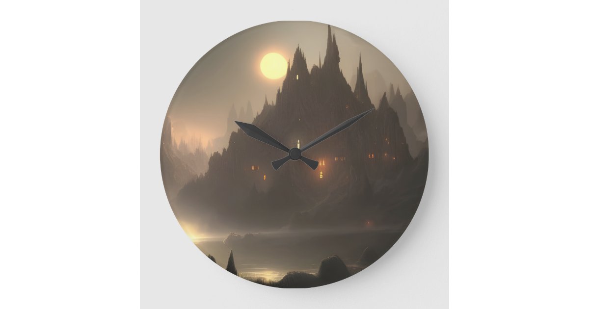 Hogwarts wall clock | Zazzle
