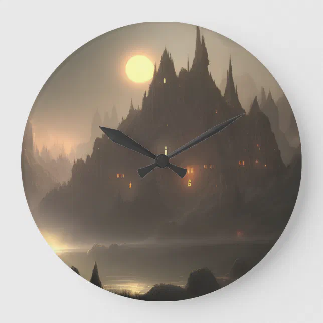 Hogwarts wall clock | Zazzle