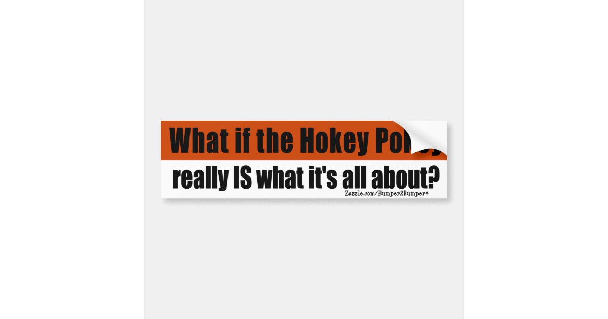 Hokey Pokey Bumper Sticker | Zazzle
