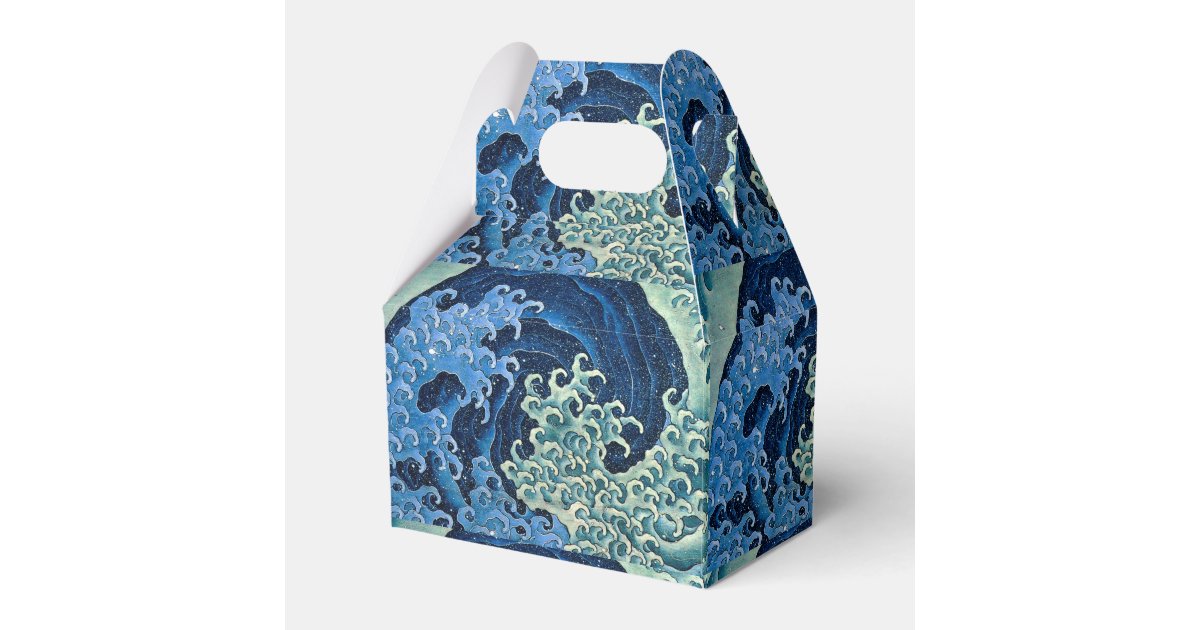 Hokusai Feminine Wave Vintage Ocean Favor Boxes | Zazzle