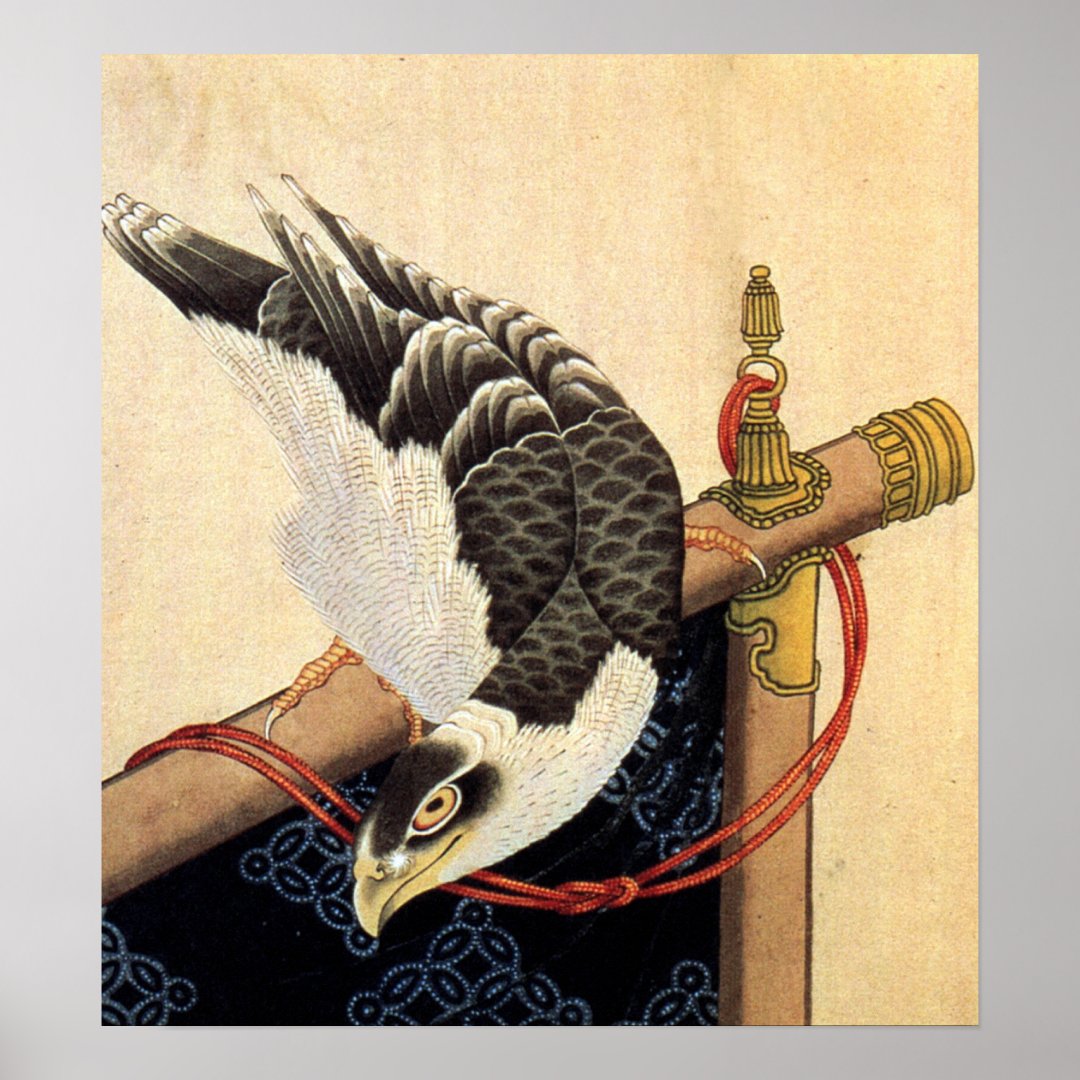 Hokusai Hawk Poster | Zazzle