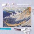 Hokusai Ocean Waves Sea Boats Tissue Paper | Zazzle