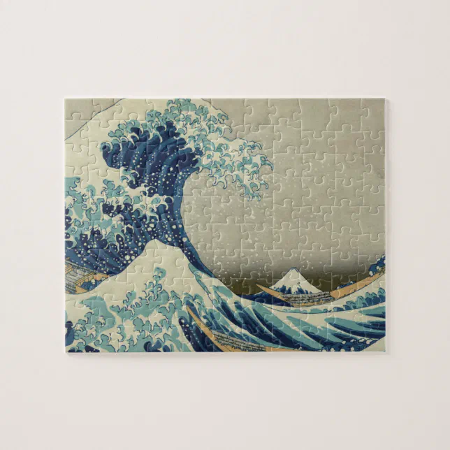 Hokusai's The Great Wave off Kanagawa Jigsaw Puzzle | Zazzle
