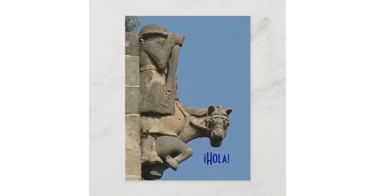 ¡Hola! - Greetings from Barcelona Postcard | Zazzle