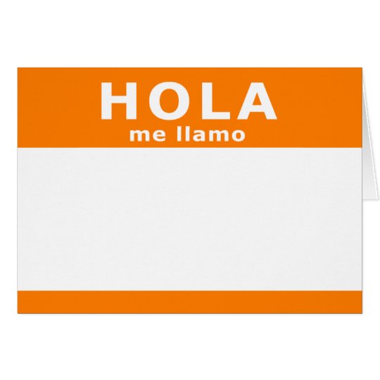 hola me llamo | Zazzle.com