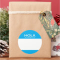 Hola Mi Nombre Es spanish hello tag | Zazzle
