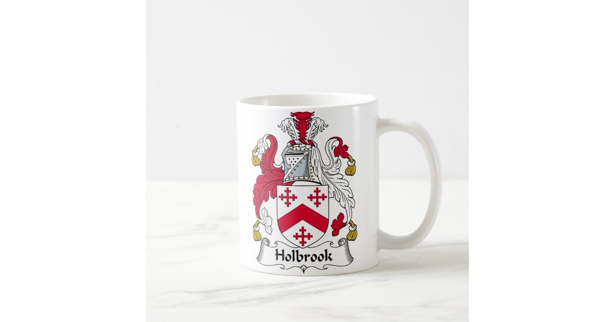 Holbrook Family Crest Coffee Mug | Zazzle