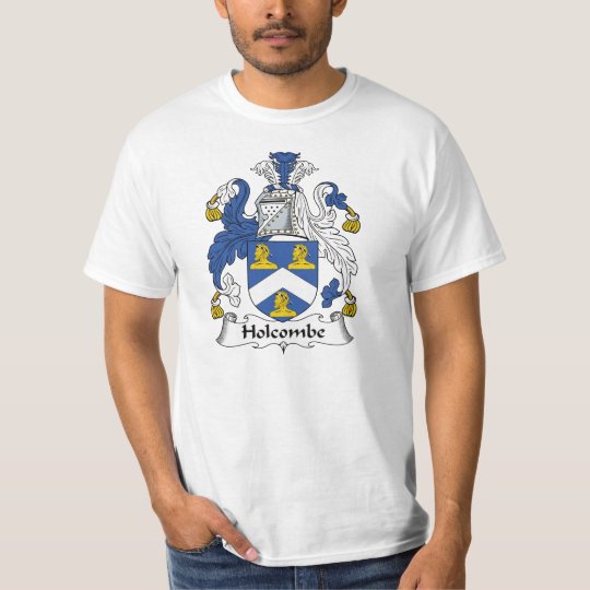 Holcombe Family Crest T-Shirt | Zazzle.com