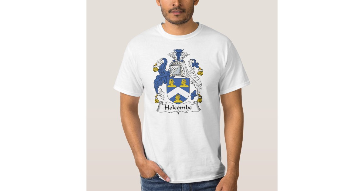 Holcombe Family Crest T-Shirt | Zazzle