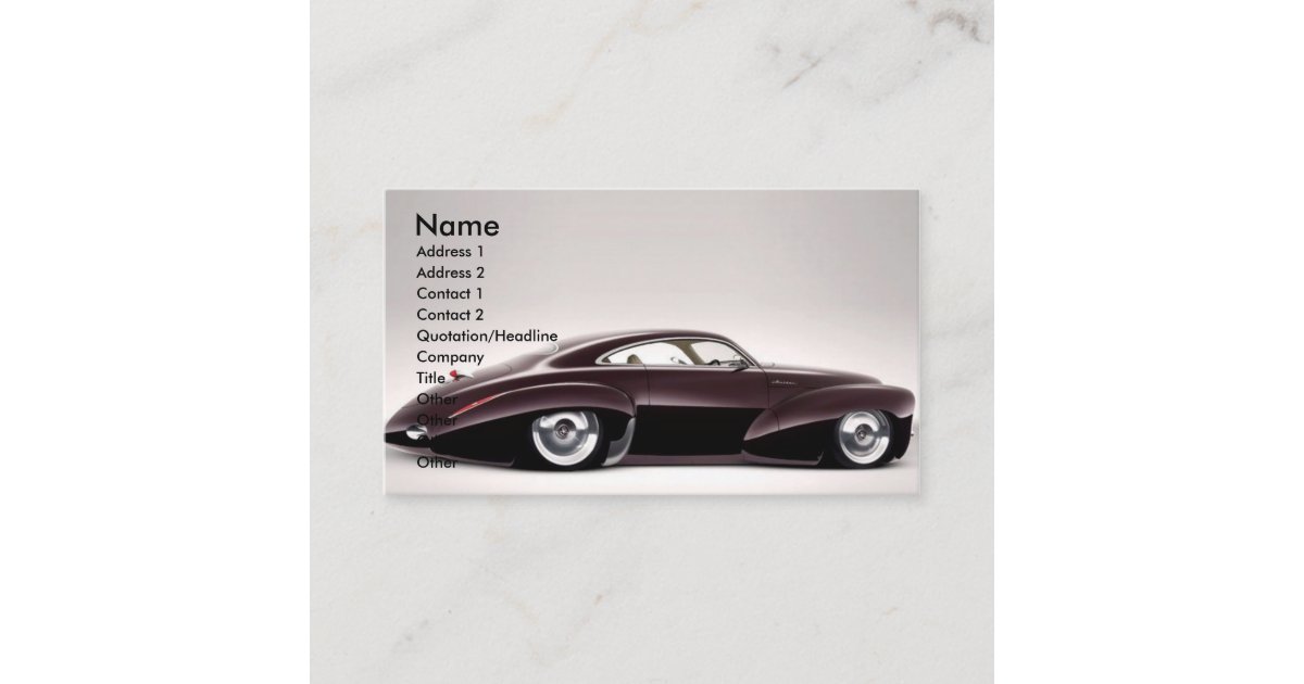 Holden Hot Rod Business Card | Zazzle