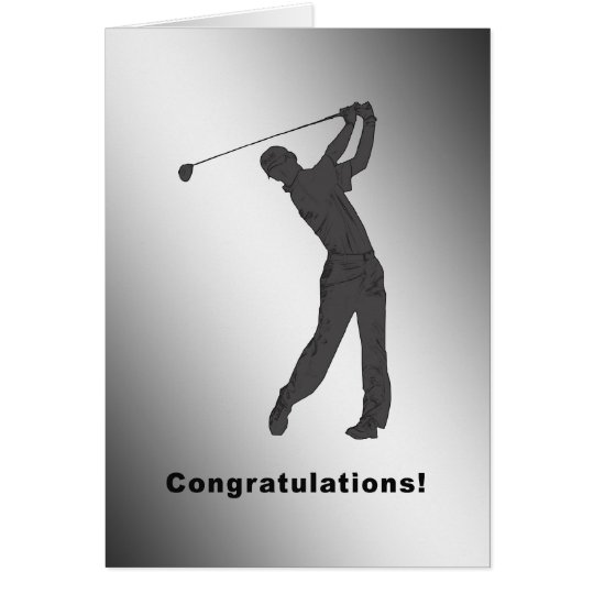 Hole-in-one Congratulations Card for Golfer | Zazzle.com