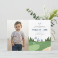 Hole in One Golf 1st Birthday Photo Invitation | Zazzle