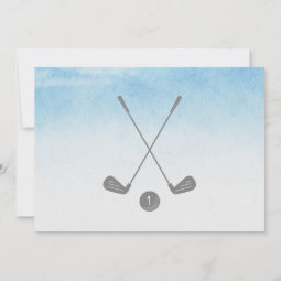 Hole in ONE Golf 1st Birthday Photo Invitation | Zazzle